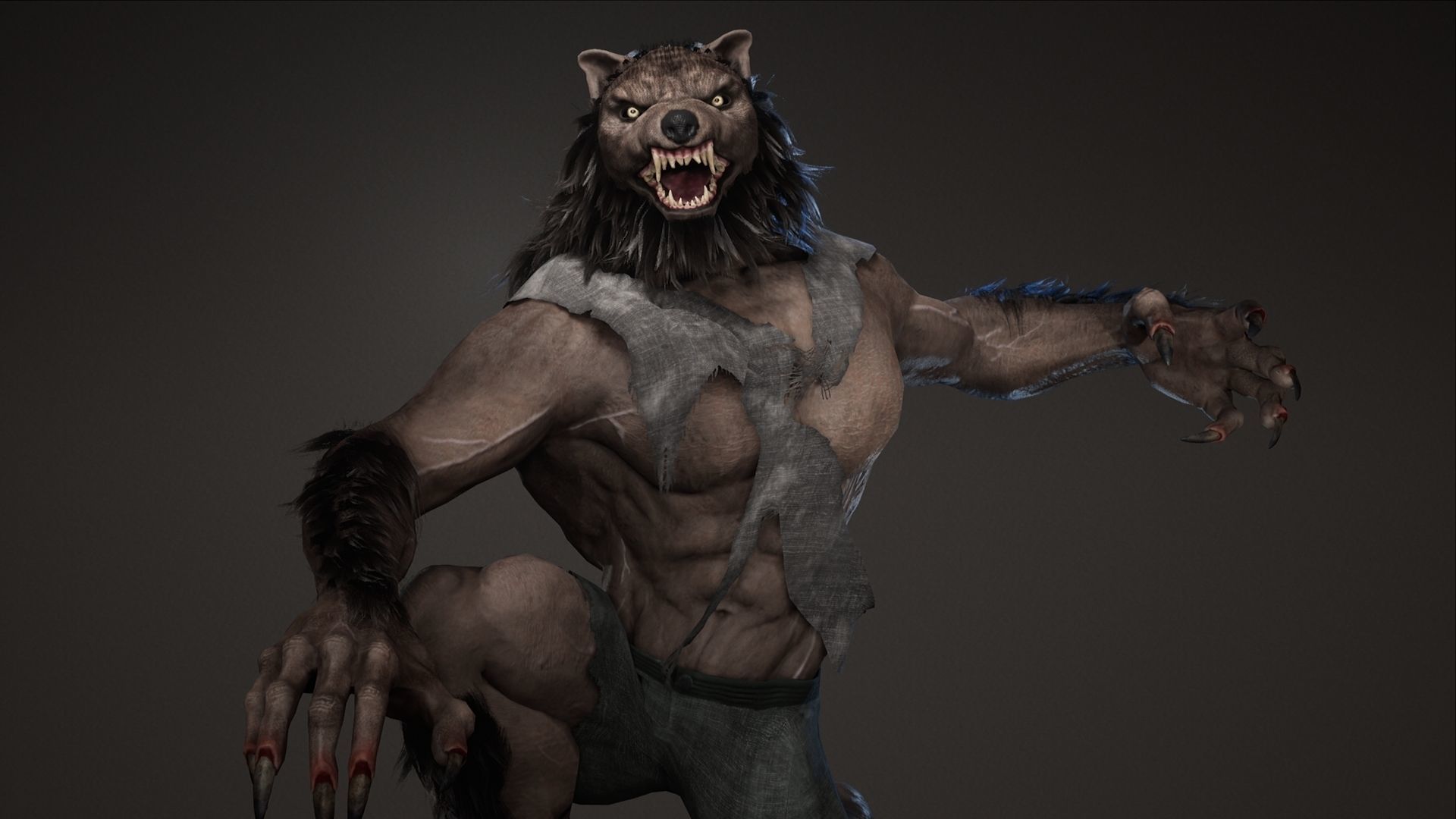 3D model Werewolf VR / AR / low-poly | CGTrader
