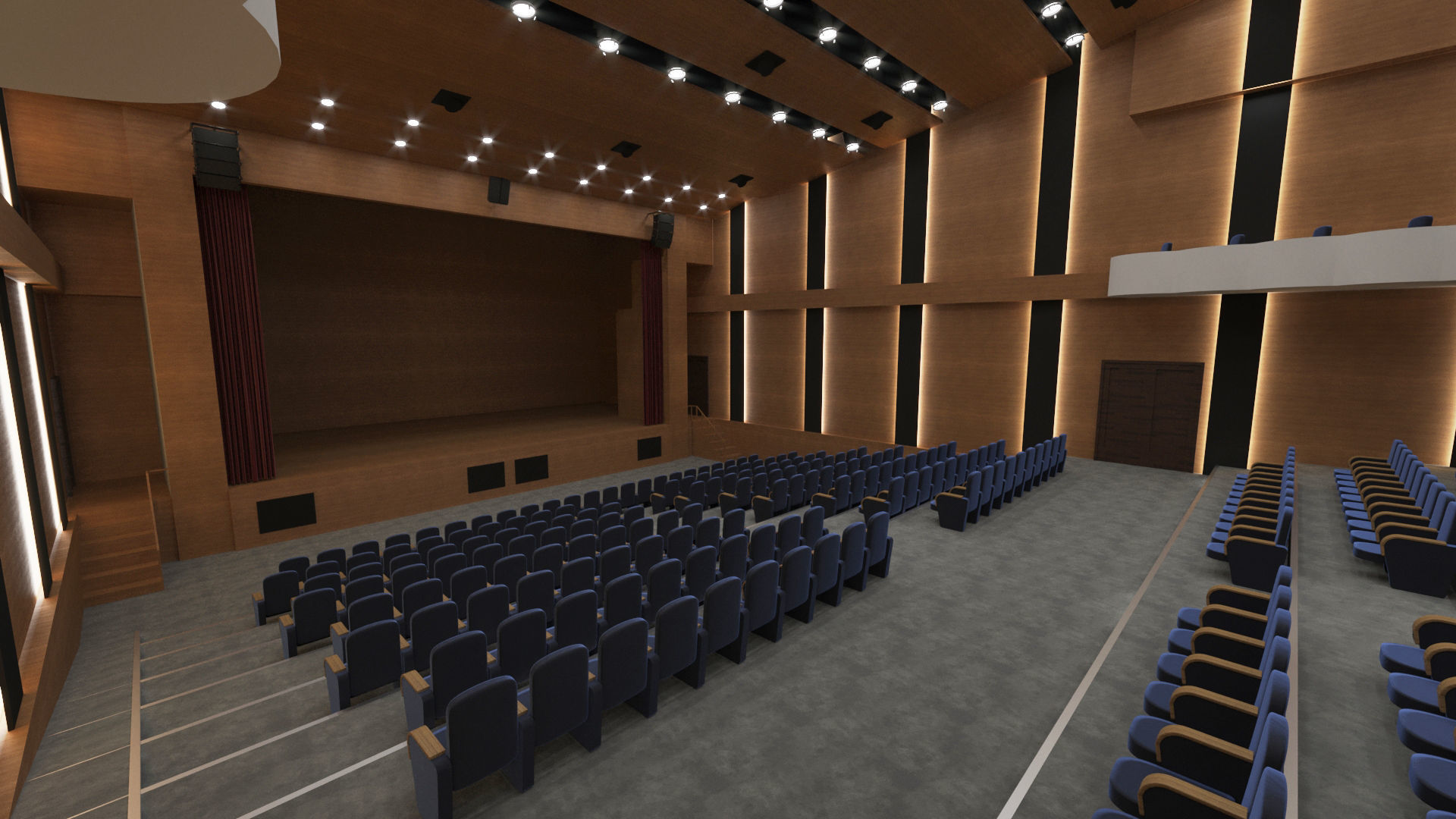 Convention Hall 3D model | CGTrader