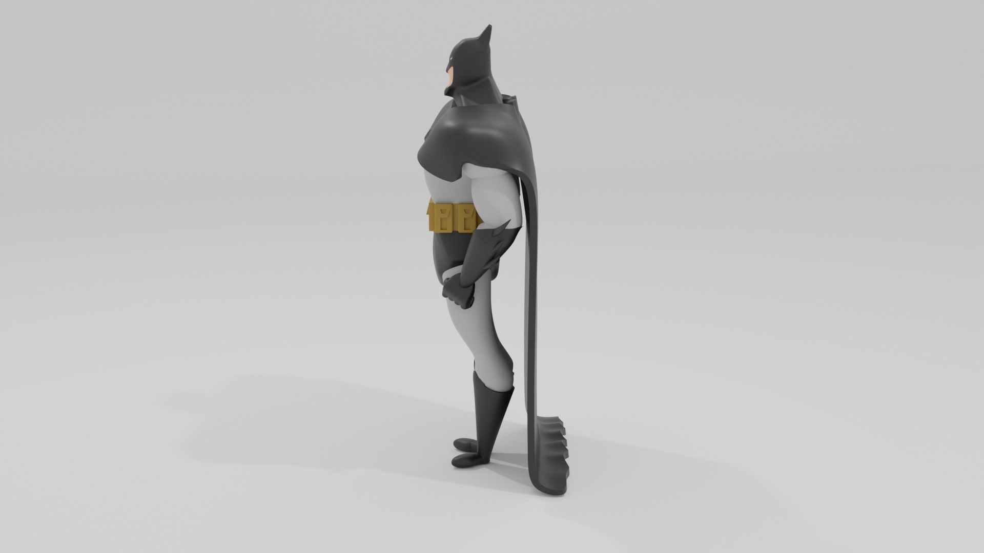 BatMan from the animated series 3D model 3D printable | CGTrader