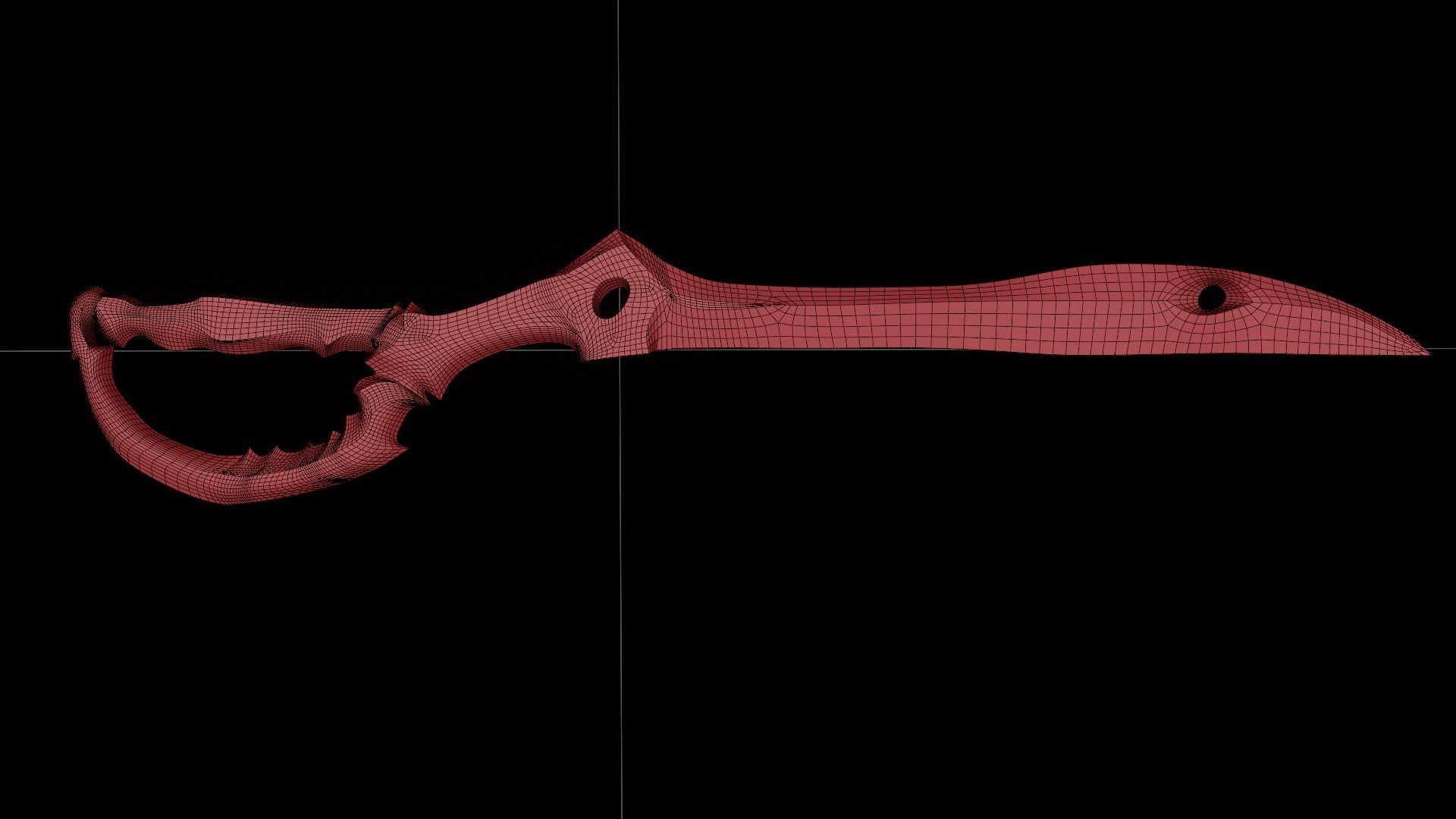 Scissor blade of Ryuko from Kill la Kill 3D model 3D printable | CGTrader