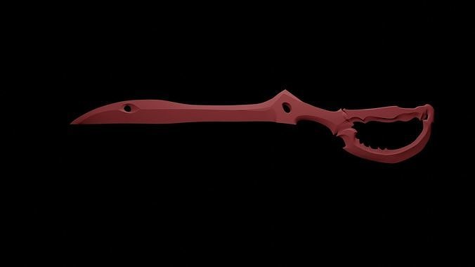 Scissor blade of Ryuko from Kill la Kill 3D model 3D printable | CGTrader