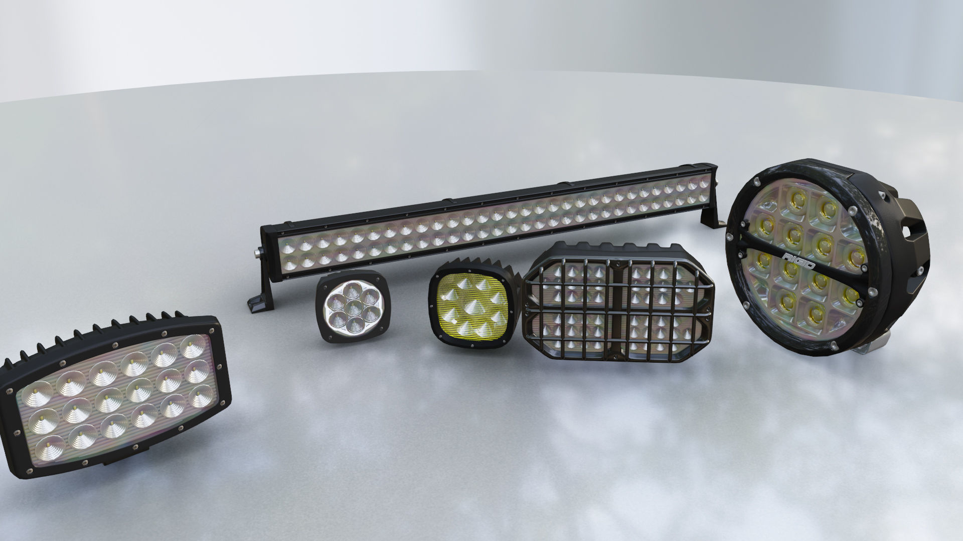 LED Lights Collection 3D model | CGTrader