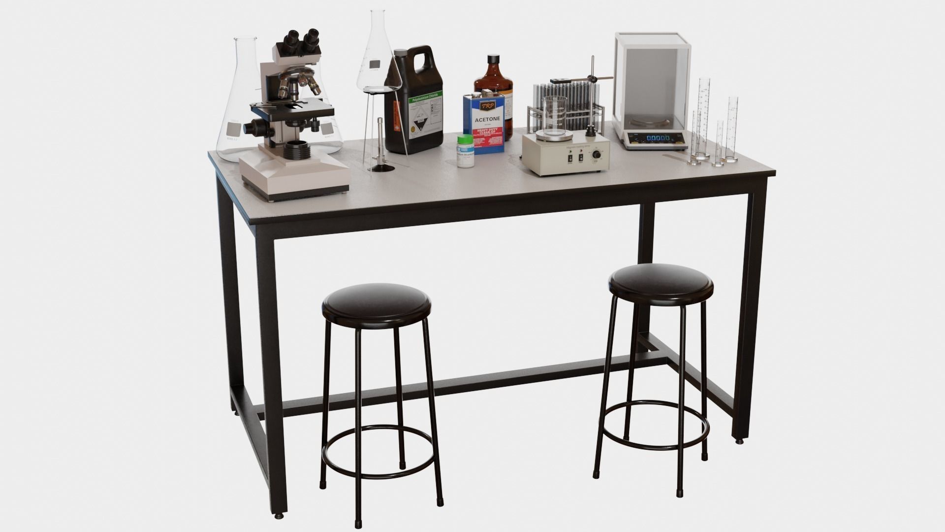 3D model Science Equipment Collection VR / AR / low-poly | CGTrader