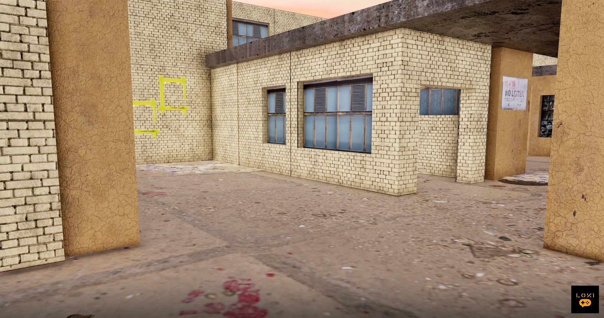 Abandoned Dust Factory Game Map for FPS Game 3D model | CGTrader