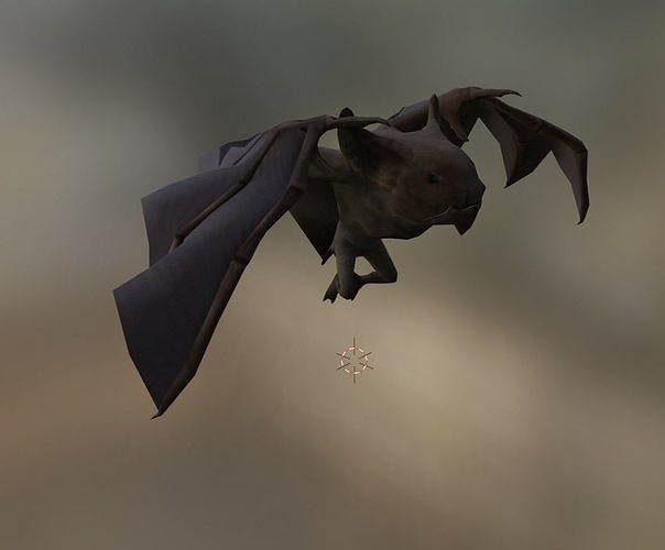 3D model bat with animation VR / AR / low-poly | CGTrader