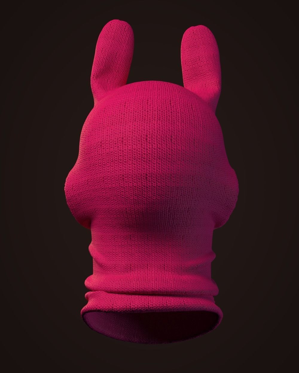 Rabbit Balaclava Mask 3D model | CGTrader