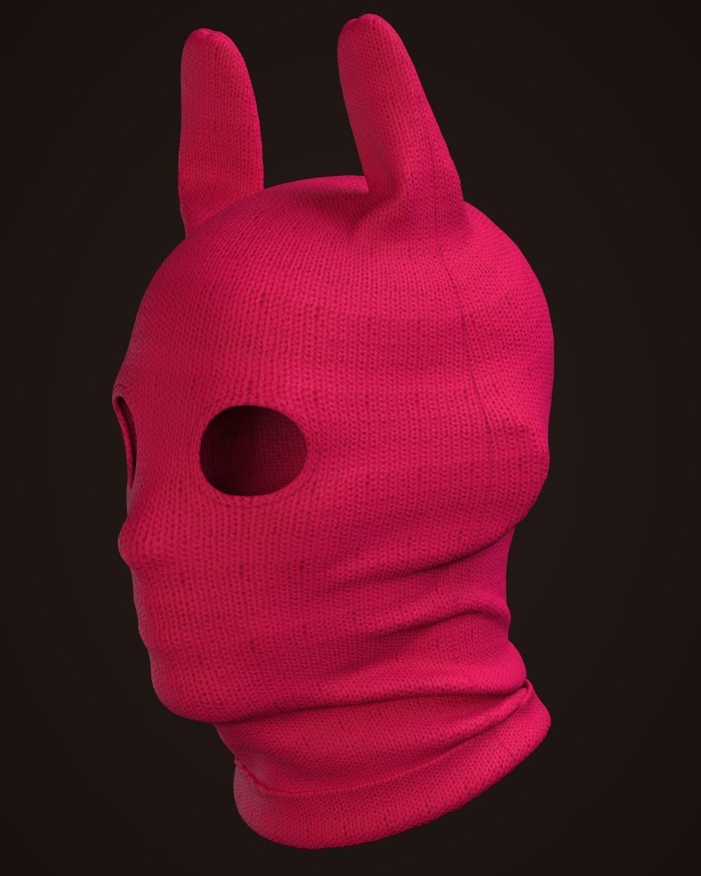 Rabbit Balaclava Mask 3D model | CGTrader