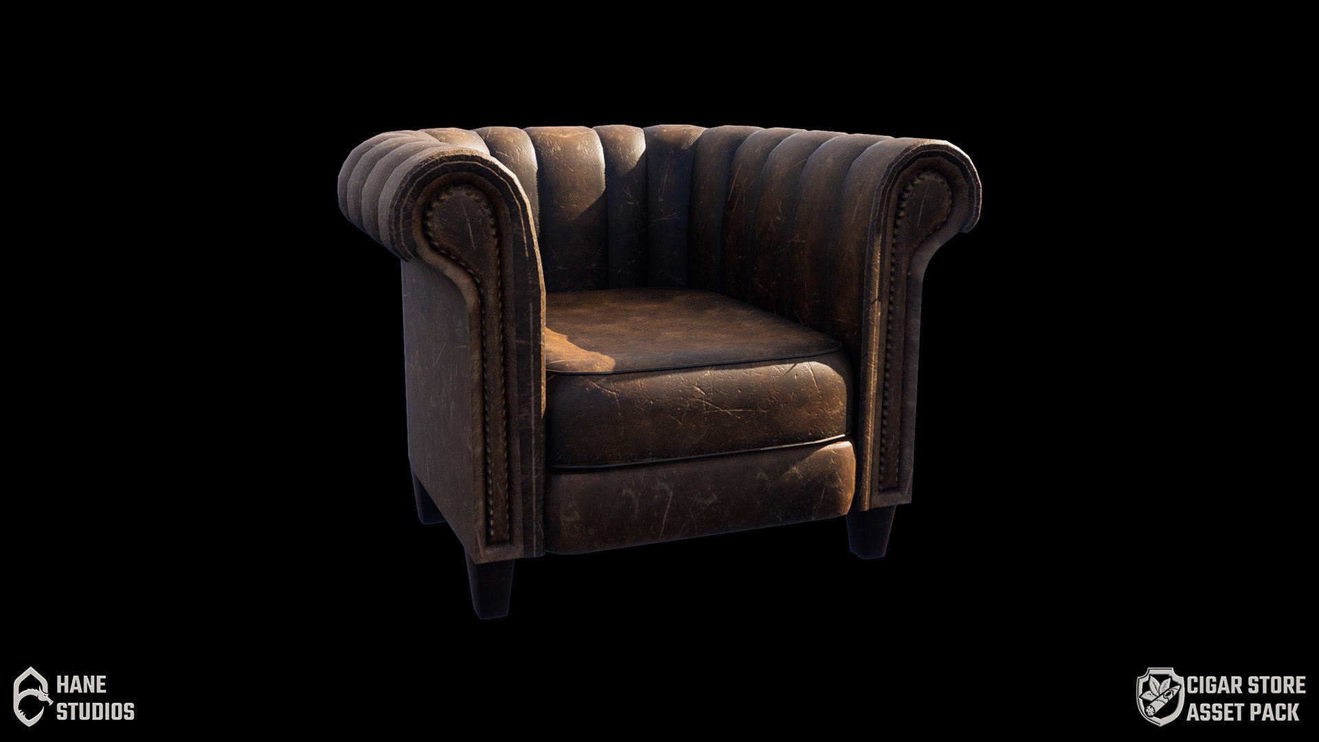 3D Model Collection Cigar Store Pub Environment - Asset Pack VR / AR ...