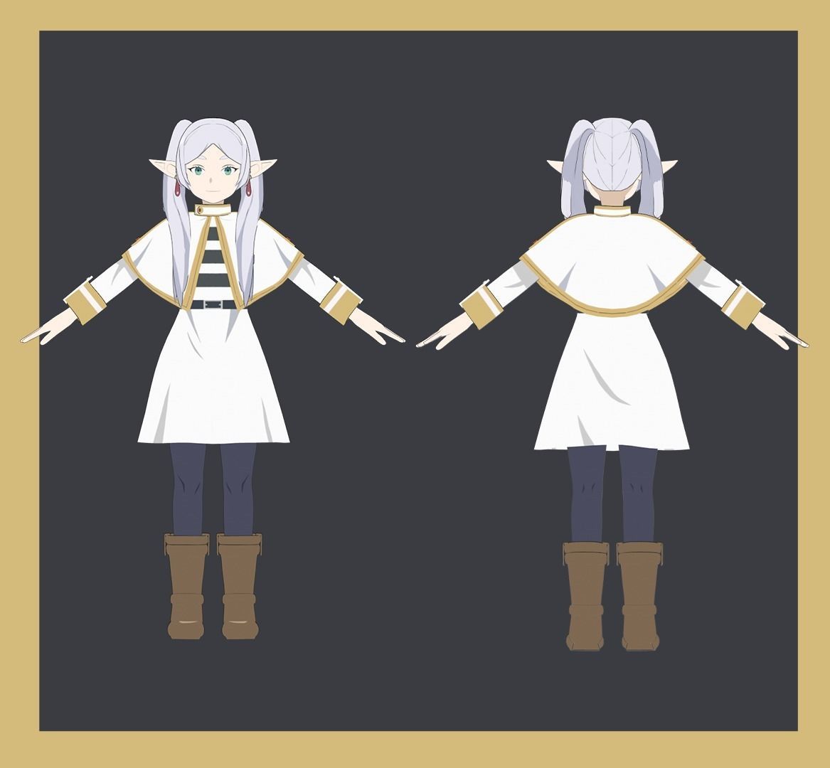 3D model Frieren Beyond Journey End VR / AR / low-poly | CGTrader