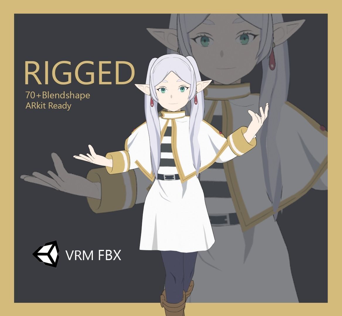 3D model Frieren Beyond Journey End VR / AR / low-poly | CGTrader