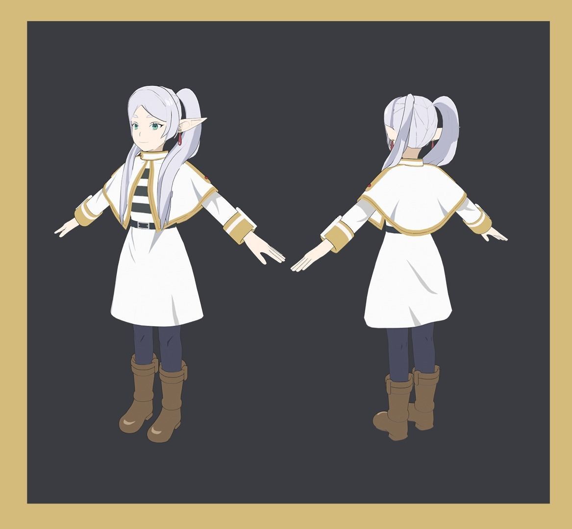 3D model Frieren Beyond Journey End VR / AR / low-poly | CGTrader