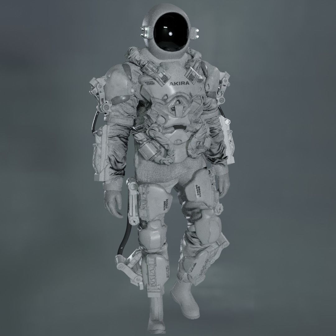 3D model Space suit - Astro ranger VR / AR / low-poly | CGTrader