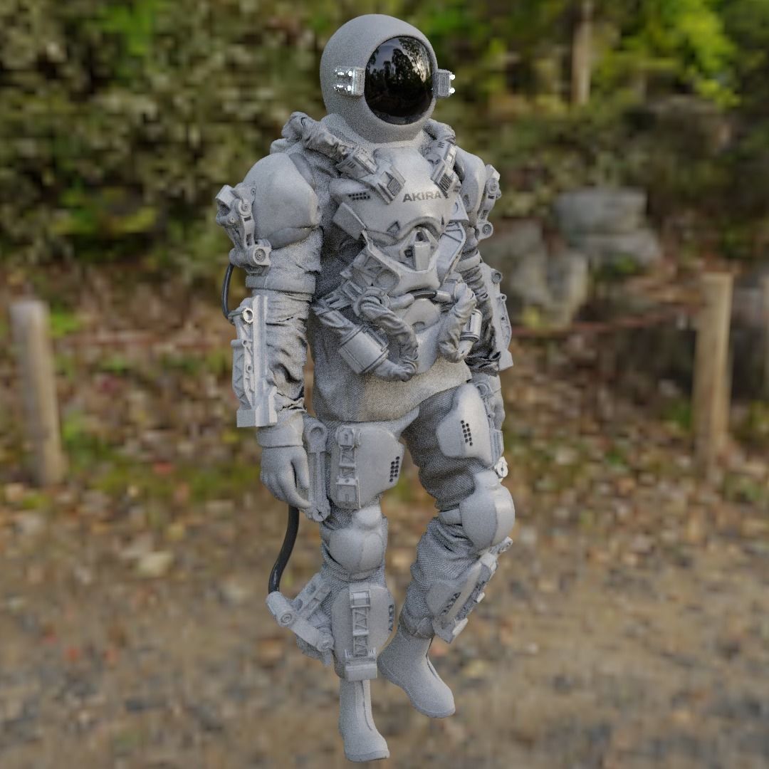 3D model Space suit - Astro ranger VR / AR / low-poly | CGTrader