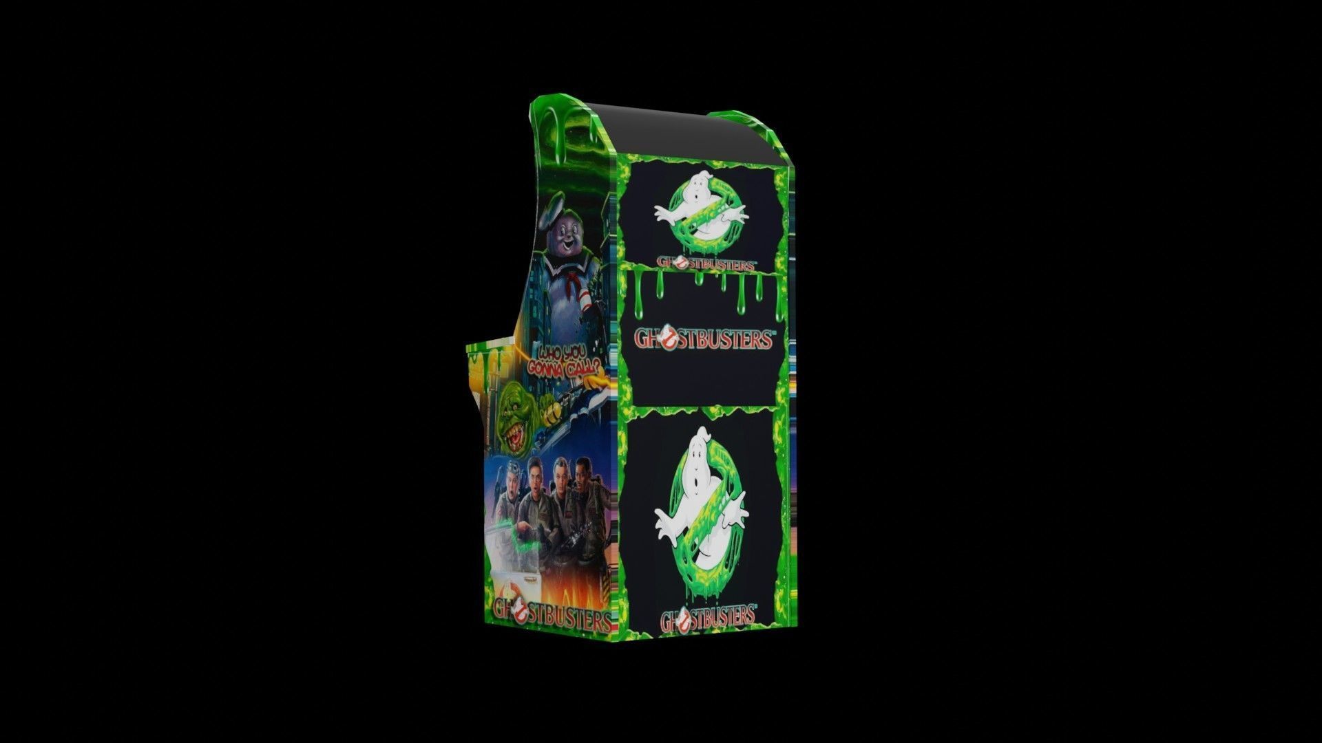 Ghostbusters Arcade Coin-op machine 3D model | CGTrader