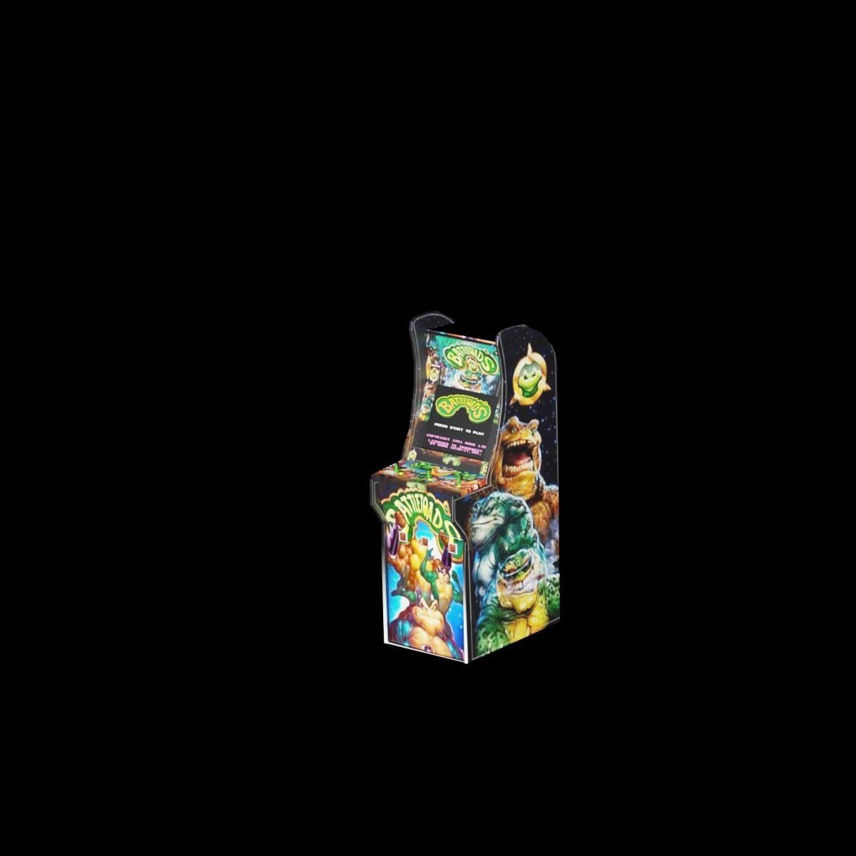 Battletoads coin-op Arcade Machine 3D model | CGTrader