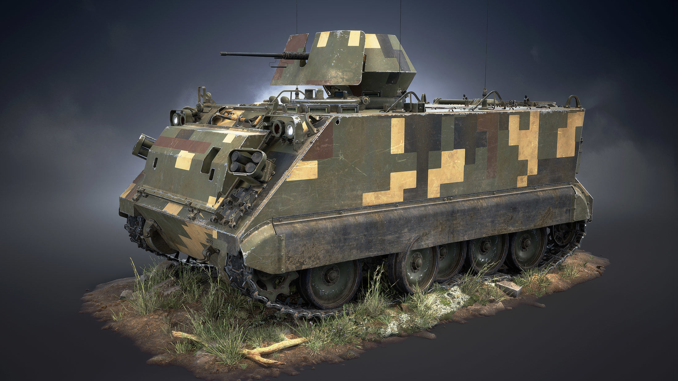 3D model M113 APC Game Ready VR / AR / low-poly | CGTrader