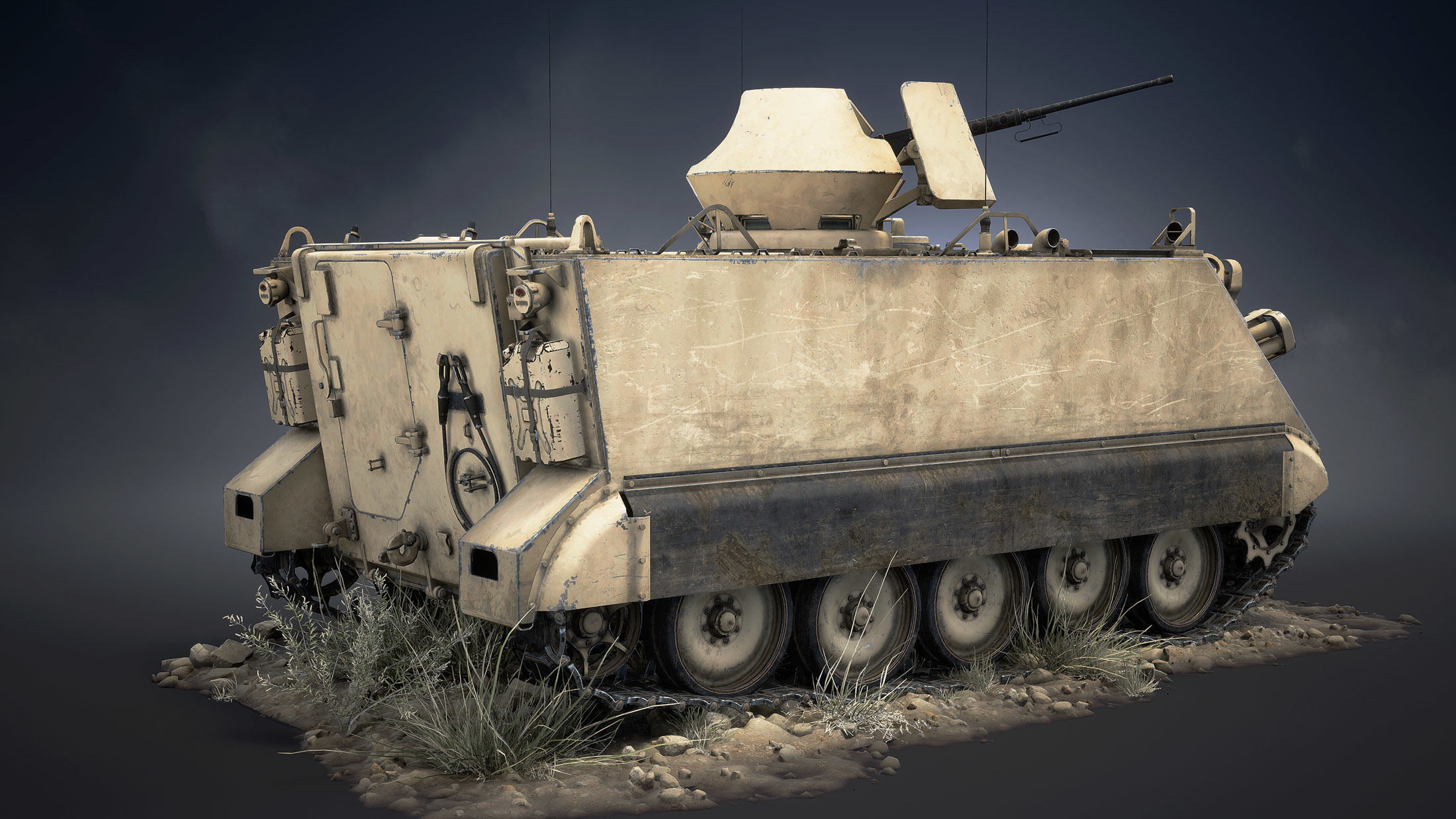 3D model M113 APC Game Ready VR / AR / low-poly | CGTrader