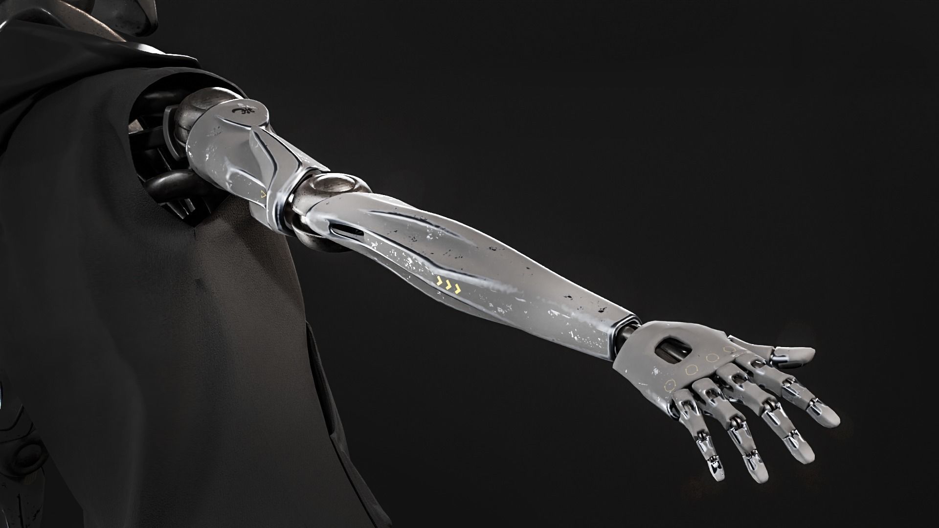 Urban Android - Cyberpunk Robot free 3D model | CGTrader