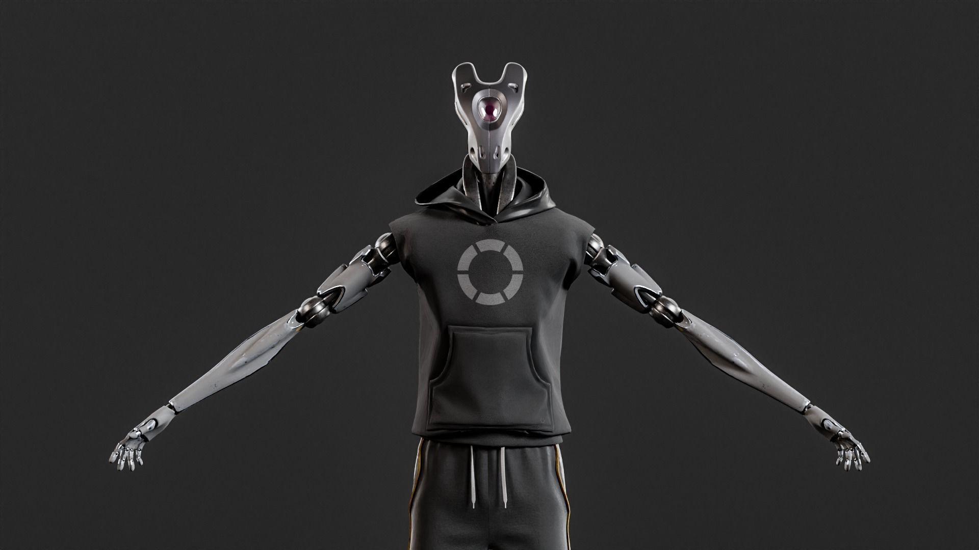 Urban Android - Cyberpunk Robot free 3D model | CGTrader