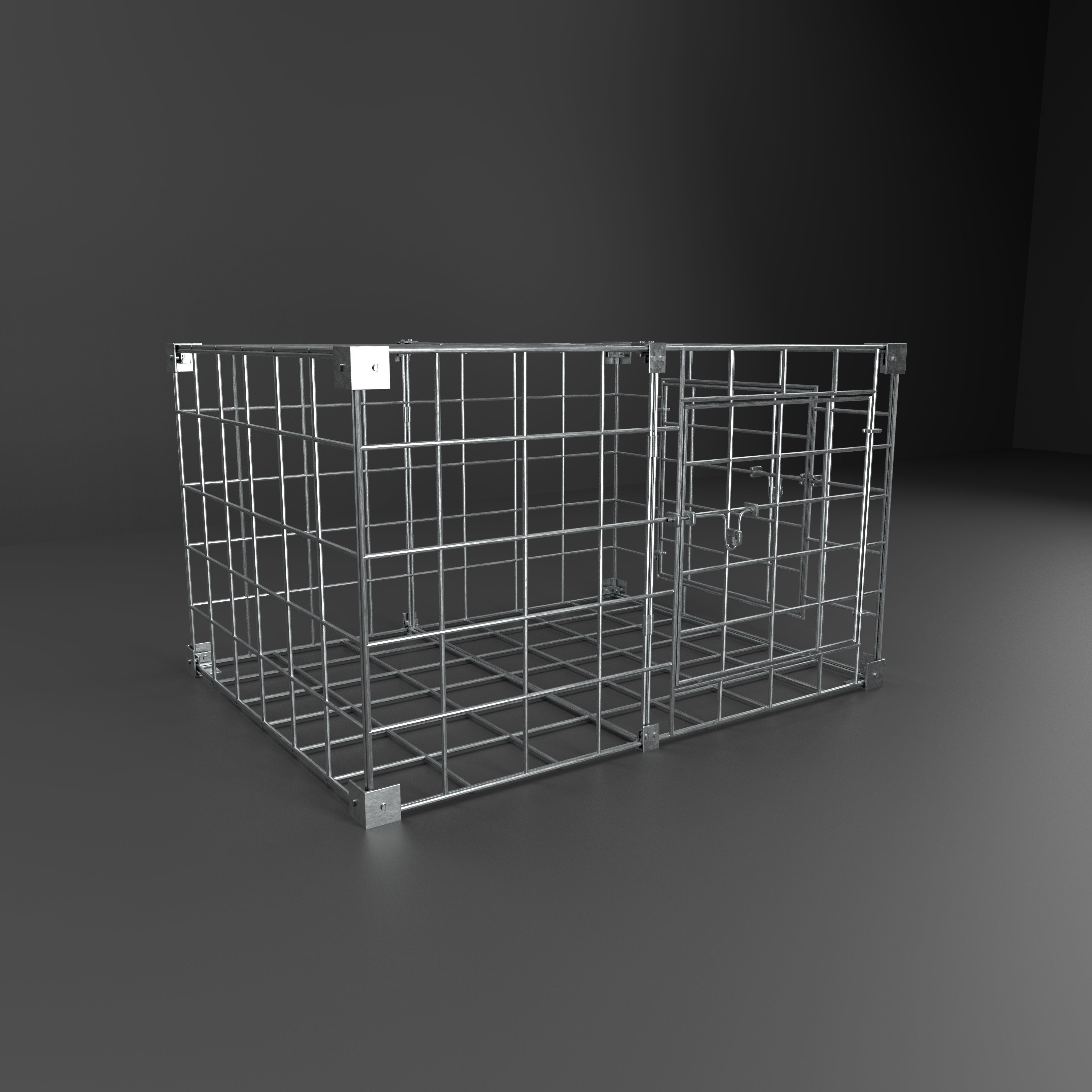 3D model cage modeling VR / AR / low-poly | CGTrader