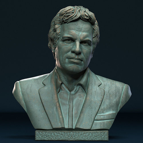 Mark Ruffalo 3D model 3D printable | CGTrader