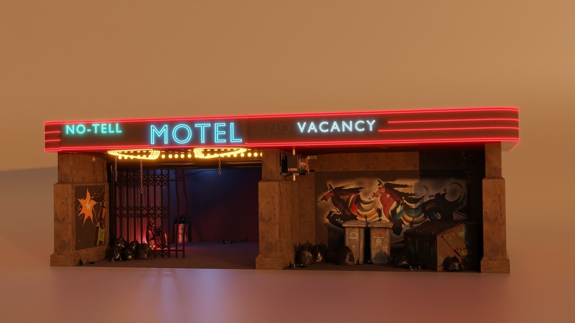 No Tell Motel 3D model | CGTrader