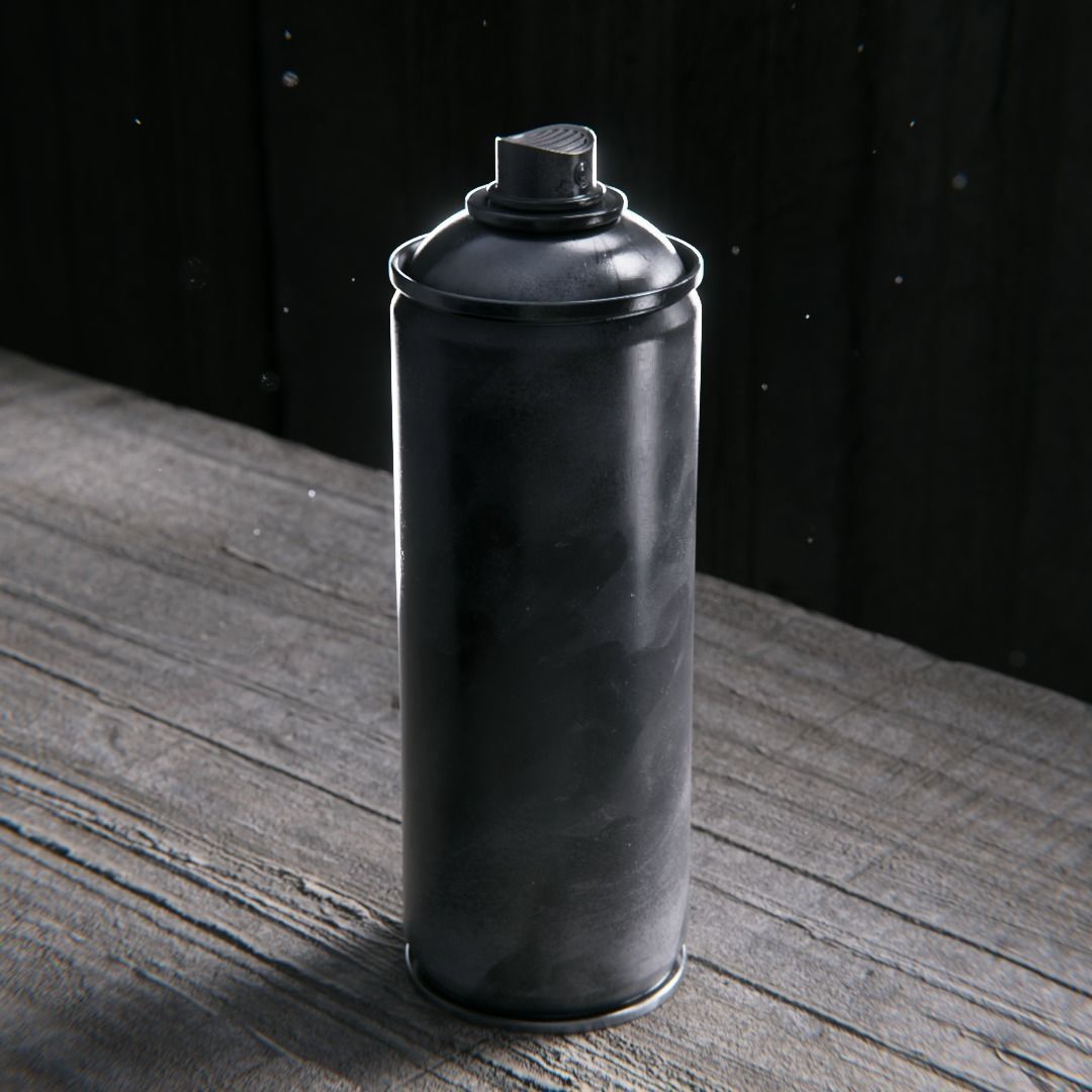 Spray Can - No Label 3D model | CGTrader