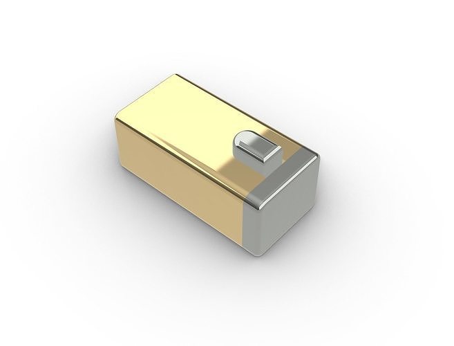 Box Catch Clasp for Jewellery 3D model 3D printable | CGTrader