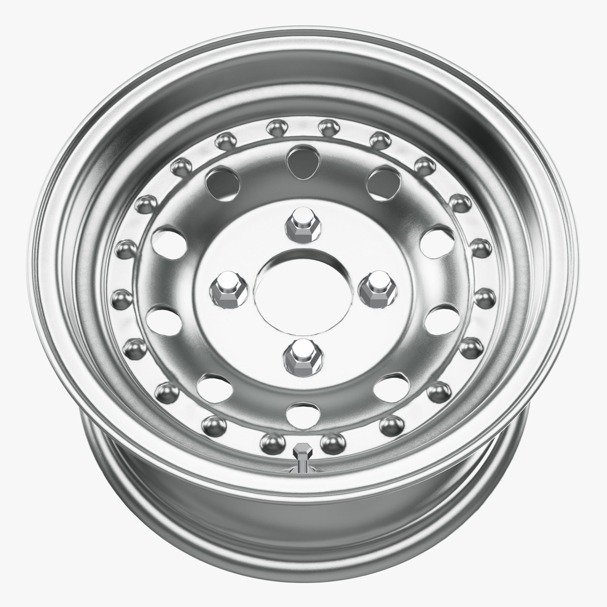 American Racing Outlaw II Wheel Natural 3D model | CGTrader