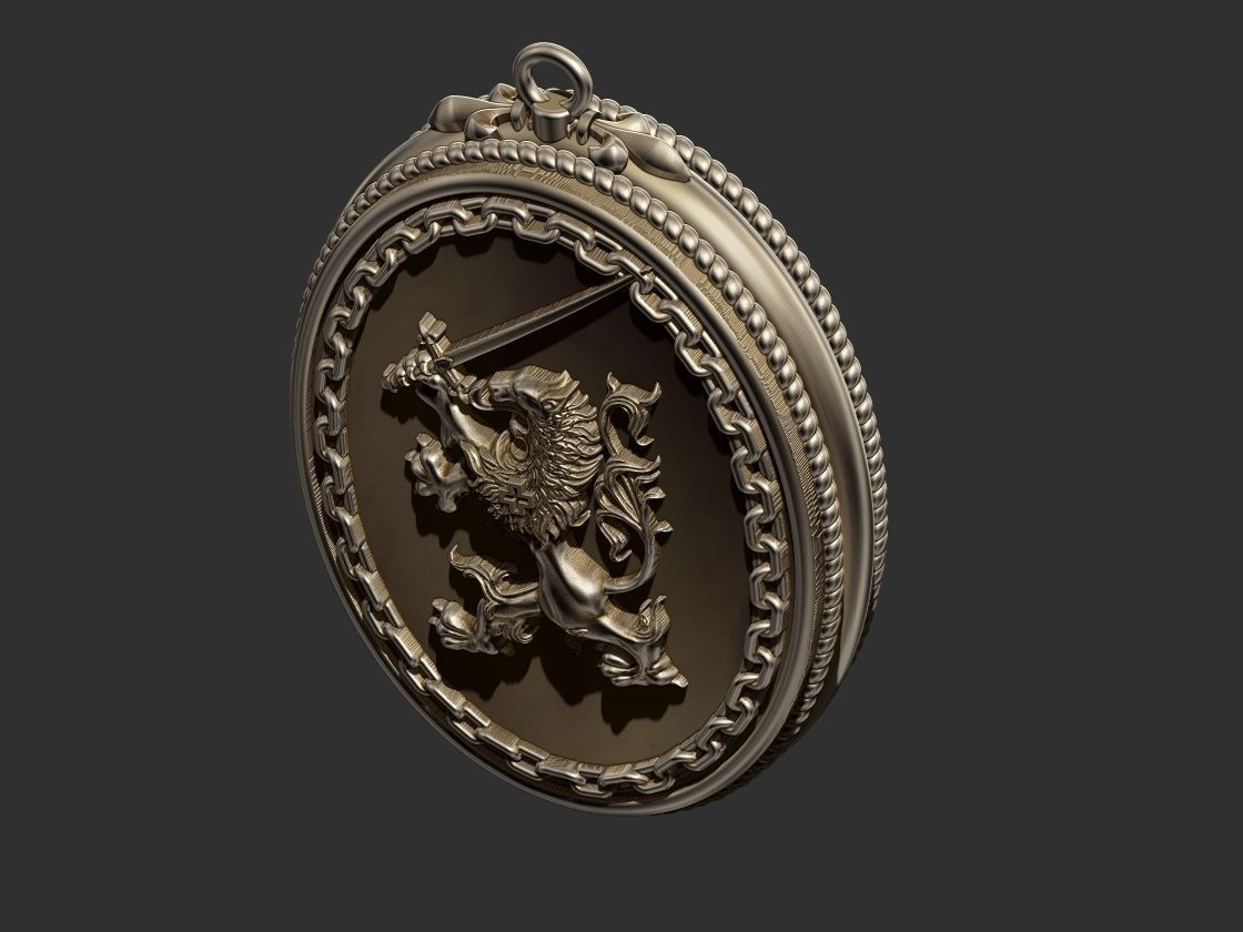 Heralds Lion Reliquary of the Sorrowful - Arautos Relicario 3D model 3D ...
