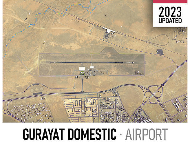 3D model Qurayyat - Gurayat Airport VR / AR / low-poly | CGTrader