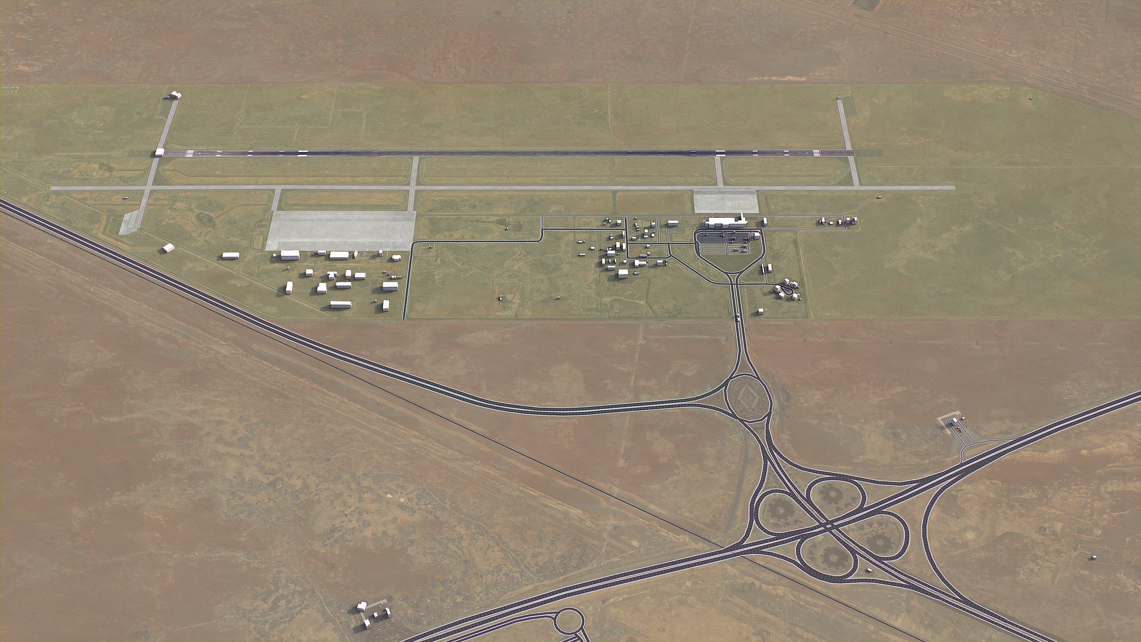 3D model Hofuf Airport VR / AR / low-poly | CGTrader