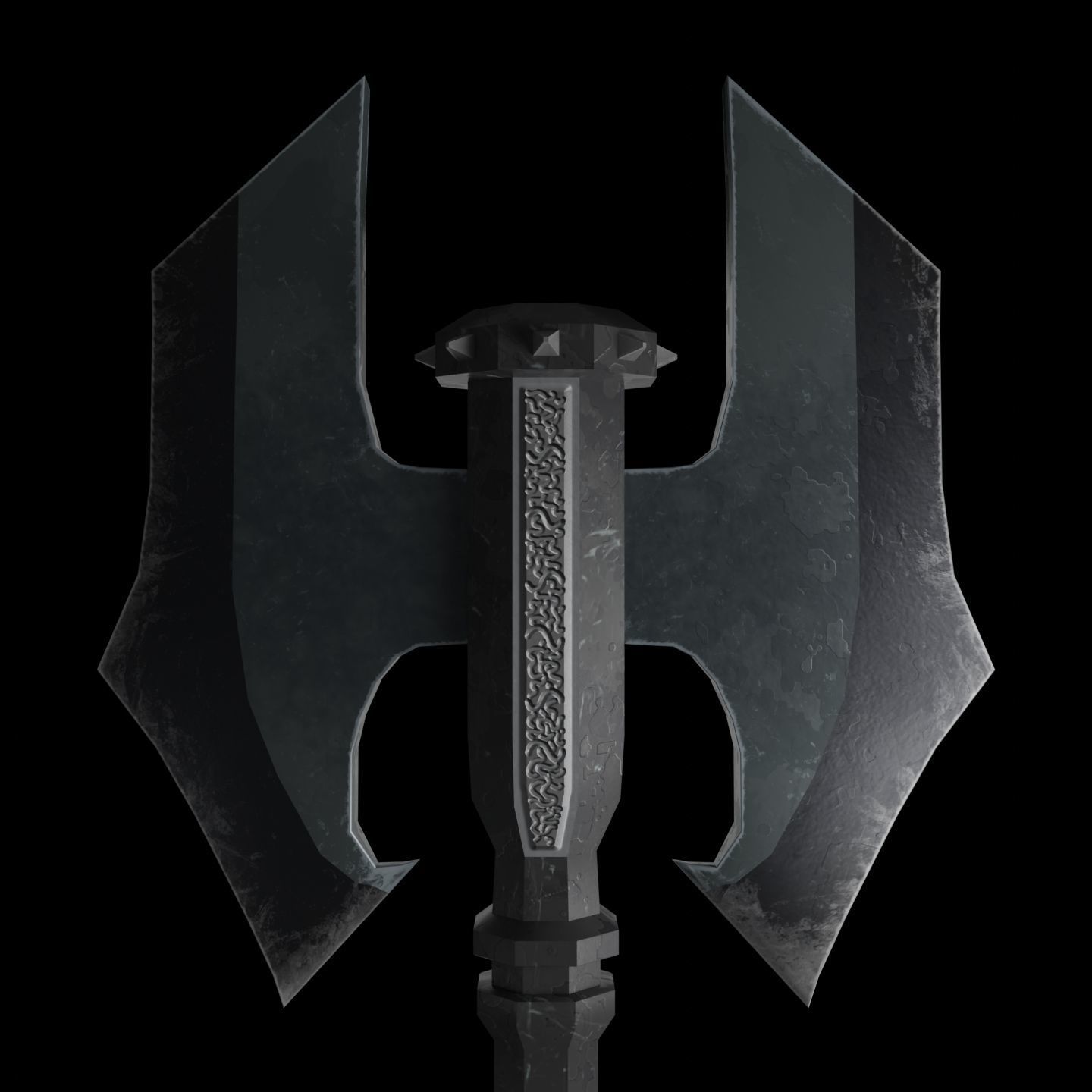 3D model Two-faced Great axe VR / AR / low-poly | CGTrader