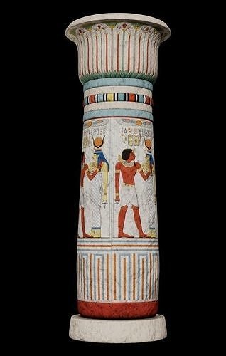 Ancient Egyptian Column free 3D model | CGTrader