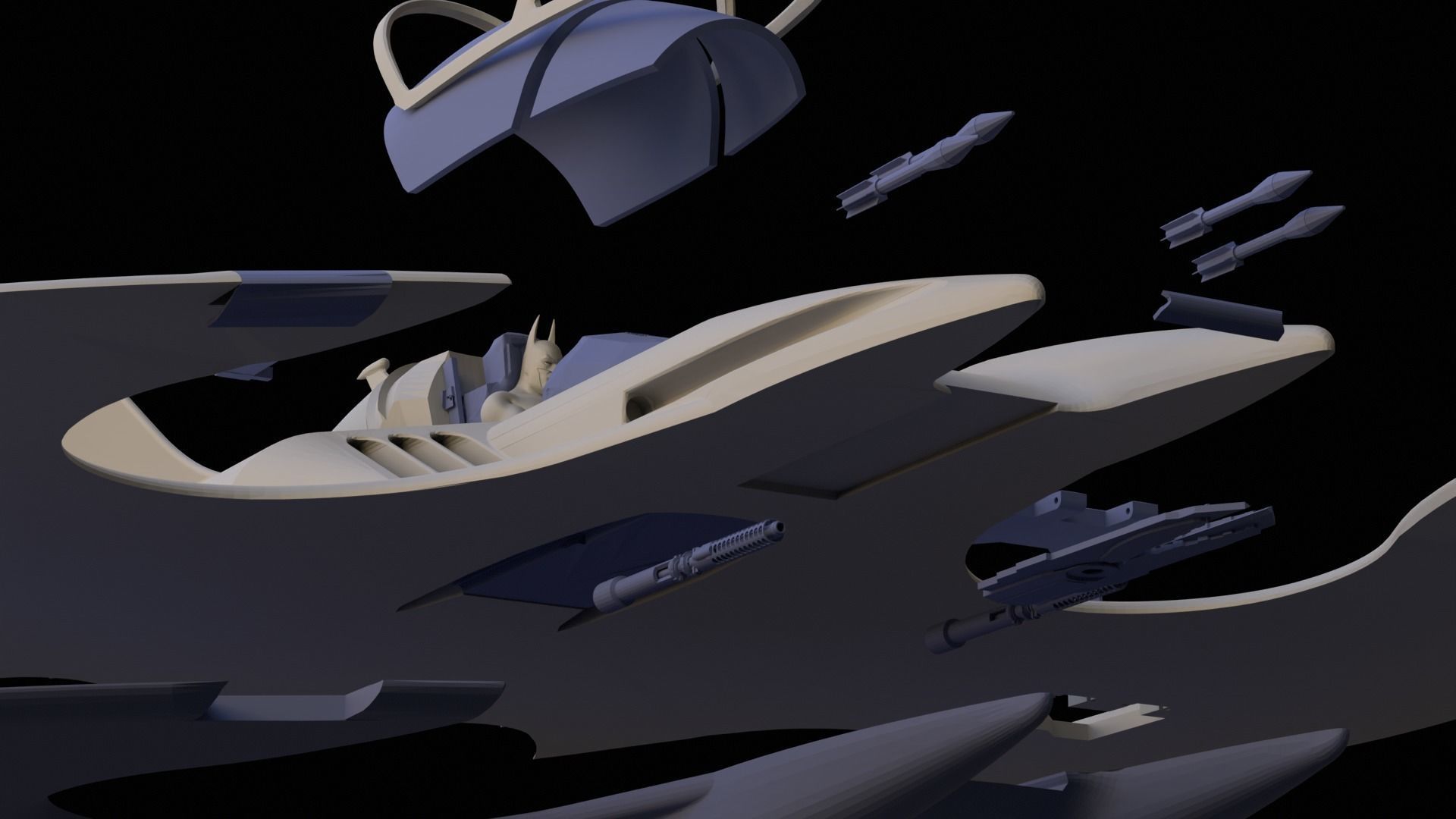 Batwing 1989 Printable 3D model 3D printable | CGTrader