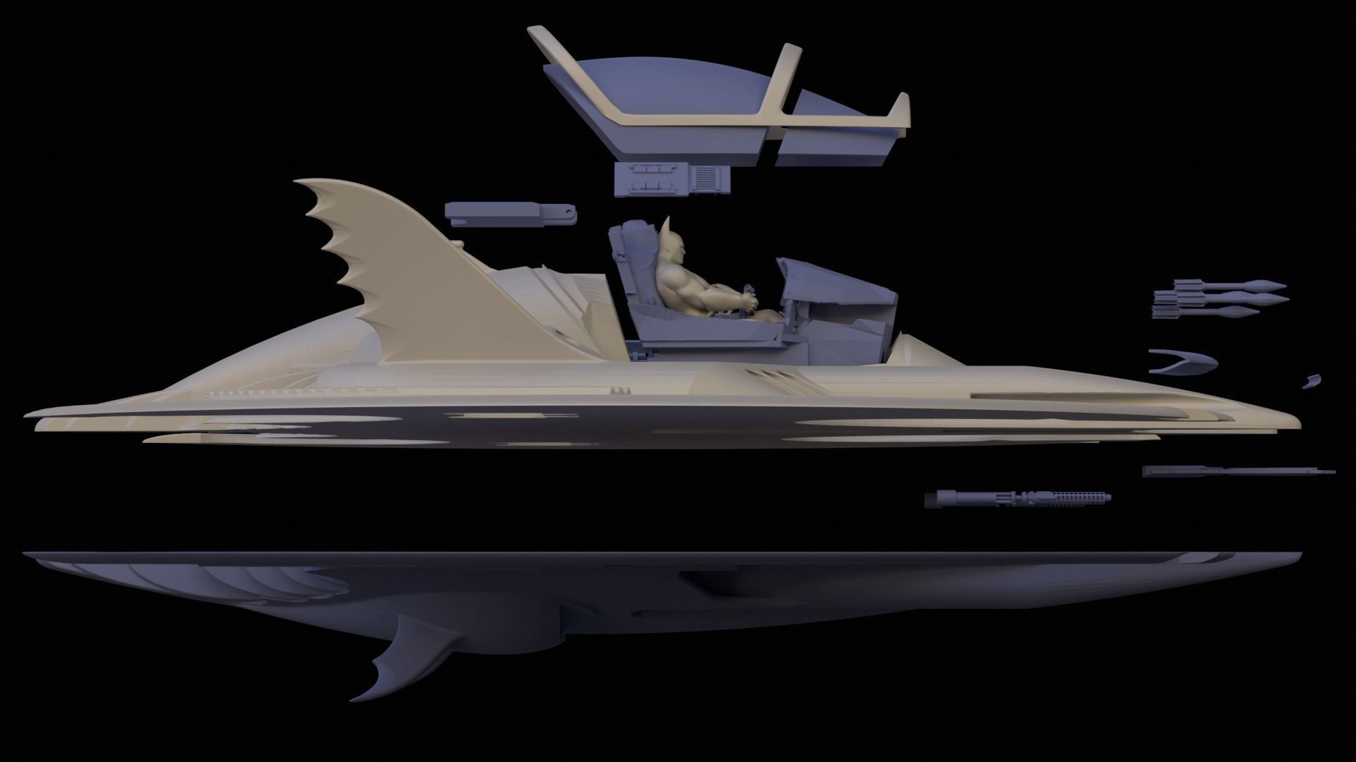 Batwing 1989 Printable 3D model 3D printable | CGTrader