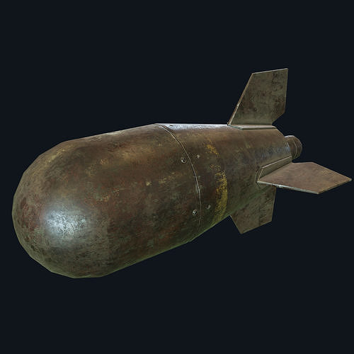 3D model Mini Nuke Bomb Nuclear Damage PBR VR / AR / low-poly | CGTrader