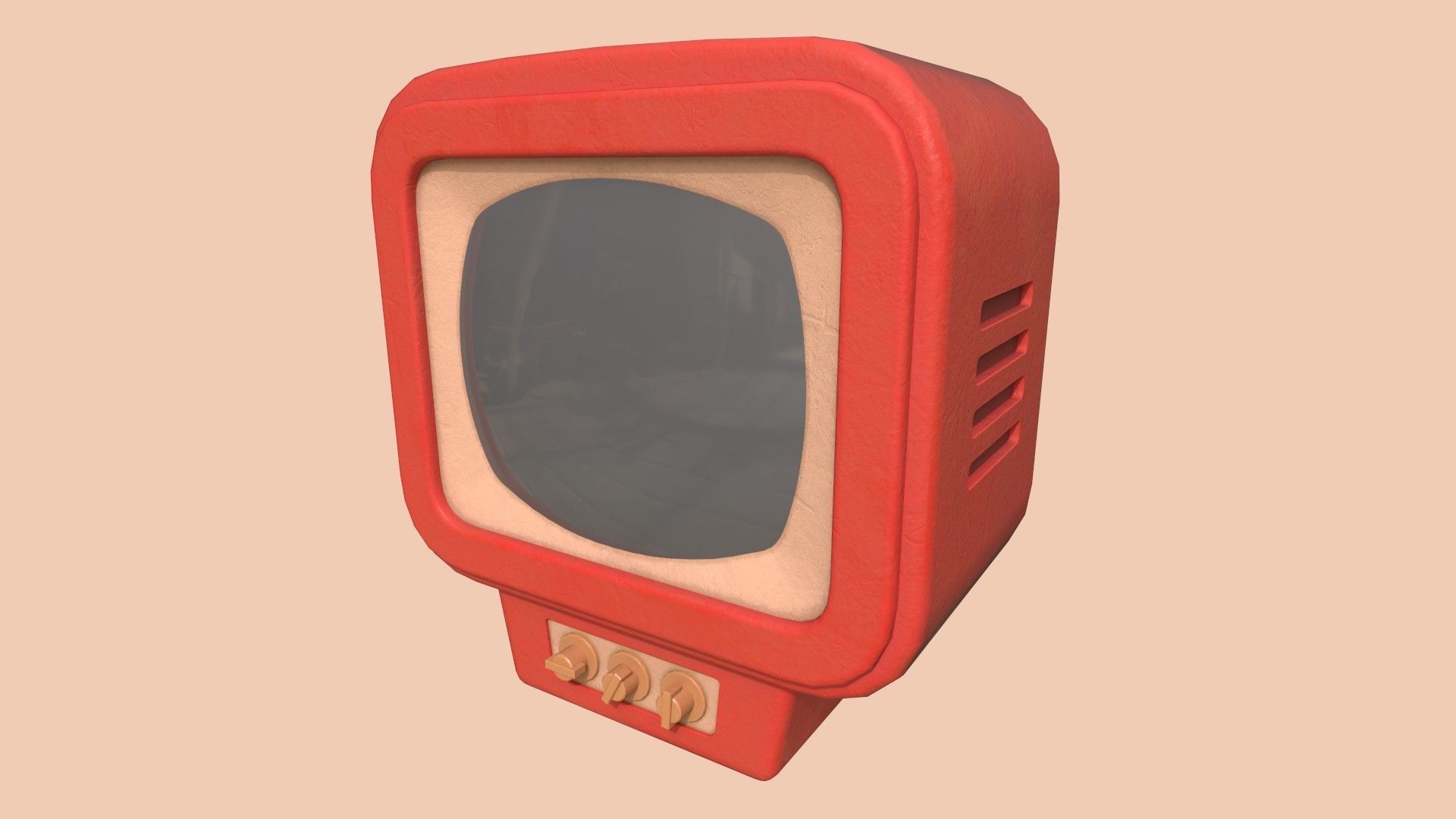3D model Basic Cartoony TV VR / AR / low-poly | CGTrader