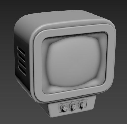 3D model Basic Cartoony TV VR / AR / low-poly | CGTrader
