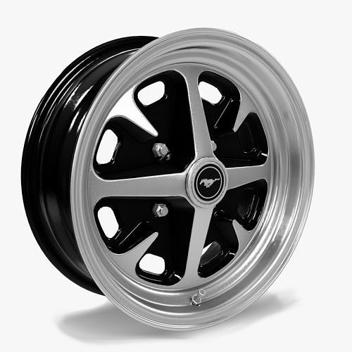 Legendary Wheel Co Magnum 400 Alloy Wheel Gloss Black 3D model | CGTrader