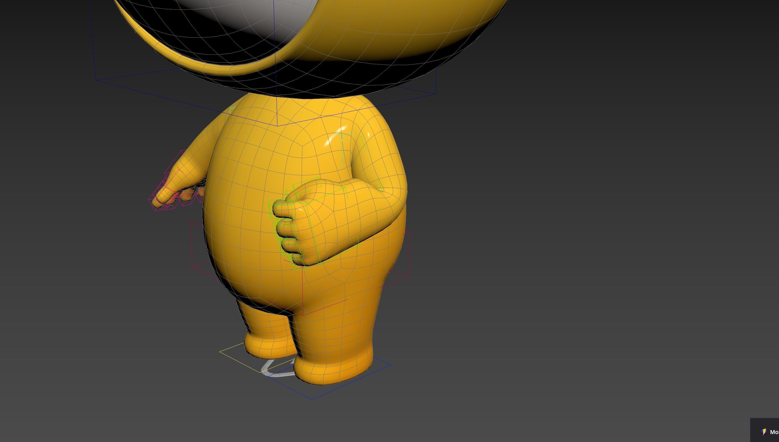 Character264 Rigged Mascot 3D model rigged | CGTrader
