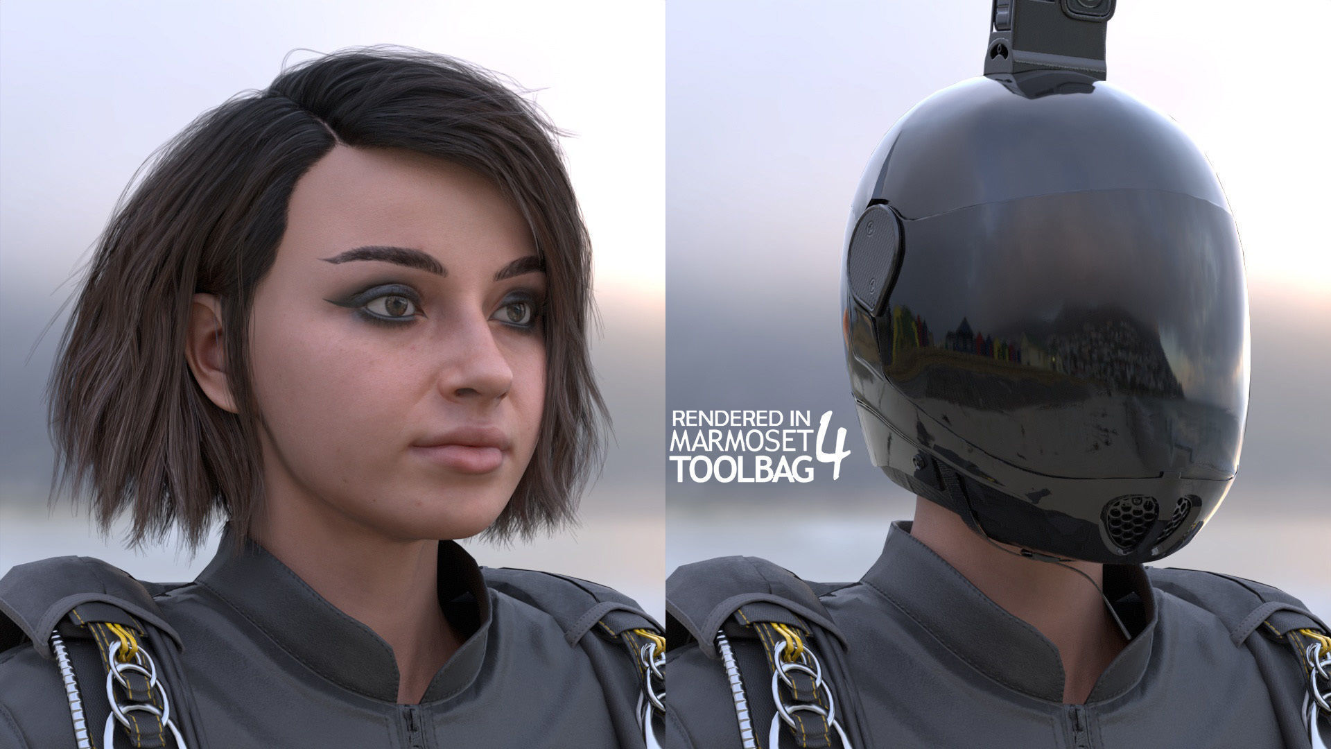 3D Model Collection Mens and Womens Skydiving Uniforms - Modular ...