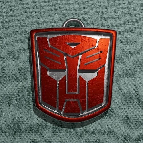 Easy 3D printable Autobots Necklace 3D model 3D printable | CGTrader