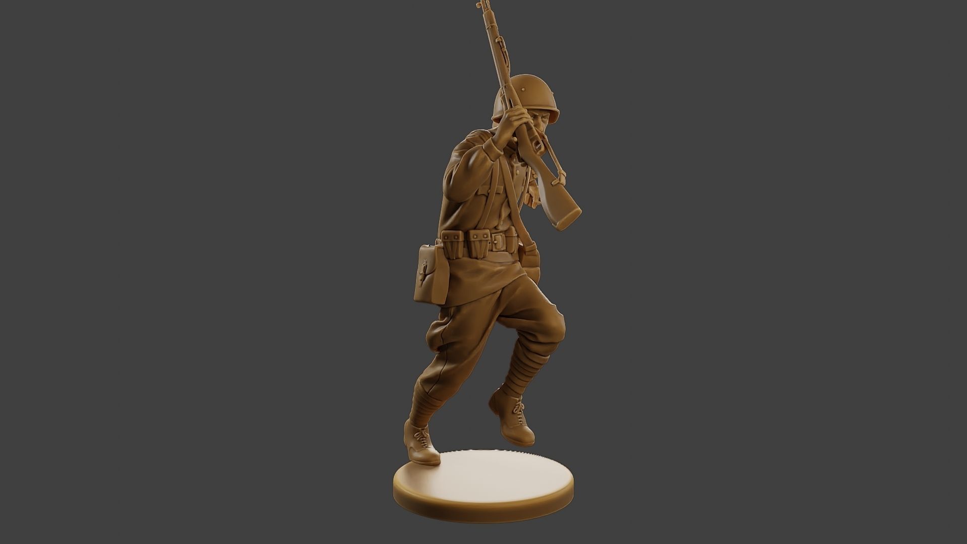 Russian soldier ww2 R3 004 3D model 3D printable | CGTrader