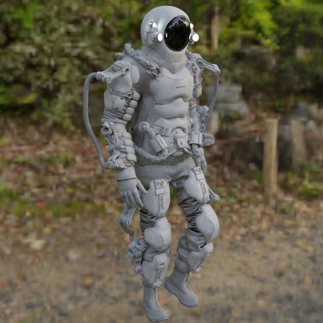 3D model Space suit - Scifi astro ranger 2 VR / AR / low-poly | CGTrader