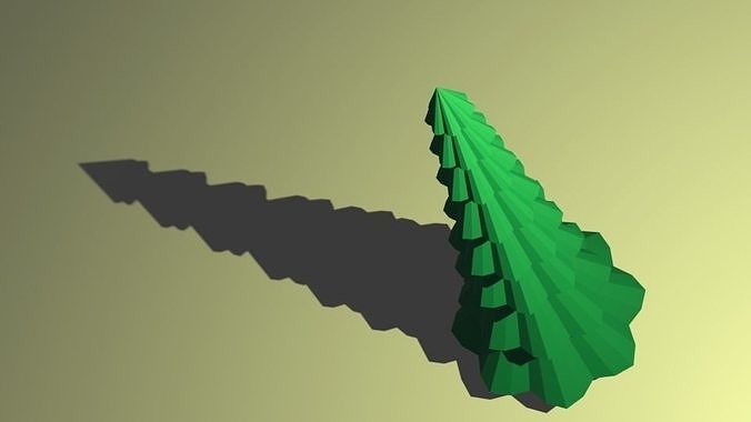 3D model Spruce Tree Low Poly VR / AR / low-poly | CGTrader