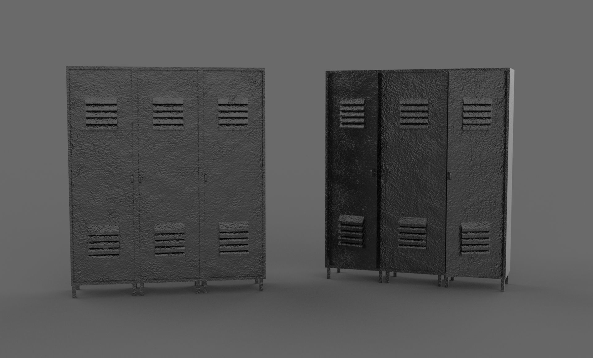3D model locker VR / AR / low-poly | CGTrader