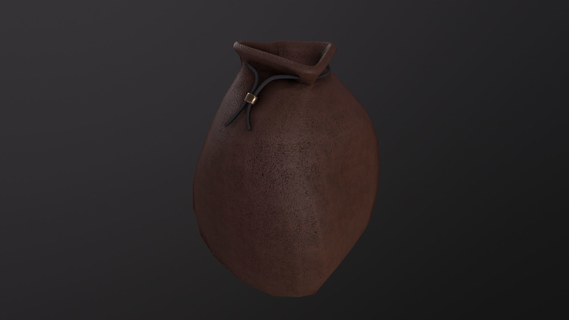 3D model Medieval Drawstring Bag 3D Model VR / AR / low-poly | CGTrader