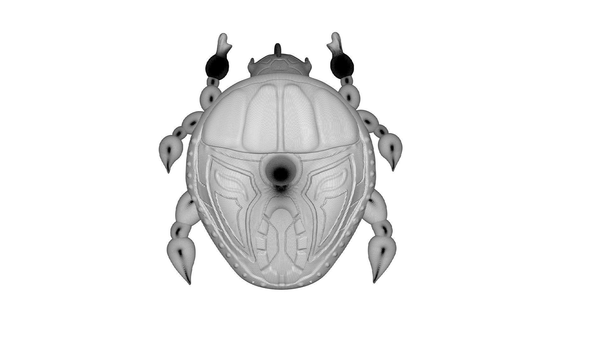 Gold Scarab Pendant 3D model 3D printable | CGTrader