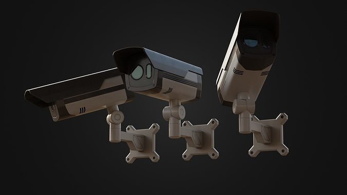 3D model Modern CCTV Security Camera VR / AR / low-poly | CGTrader